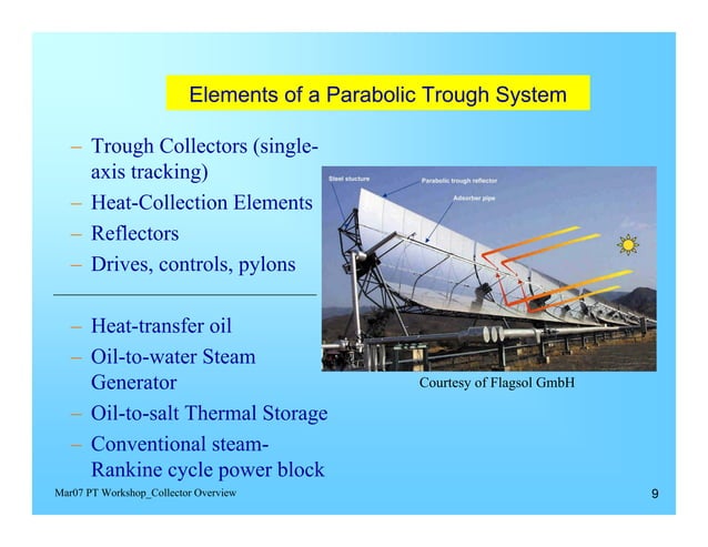 Parabolic trough collectors comparison | PDF | Power and Energy ...