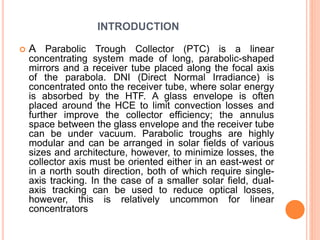 DESIGN AND ANALYSIS OF PARABOLIC COLLECTOR.pptx