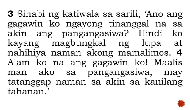 PARABULA at TALINGHAGA NG TUSONG KATIWALA.pptx