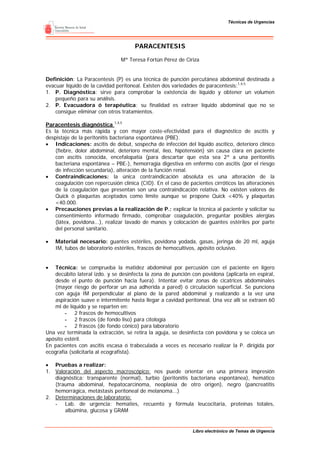 Paracentesis | PDF
