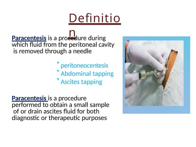 paracentesis forth nursing school ghj.pptx