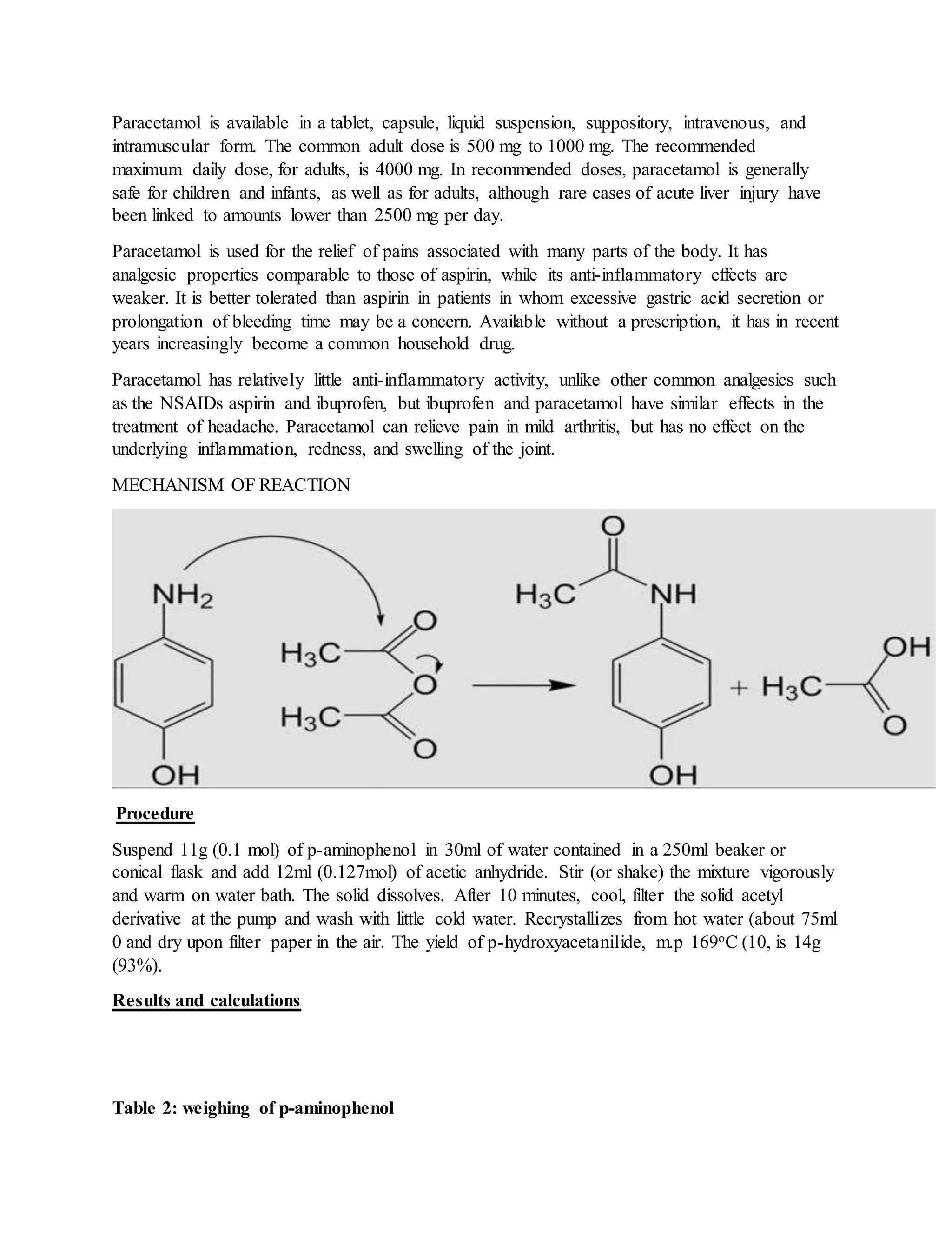 Paracetamol.docx solo.docxf | DOCX