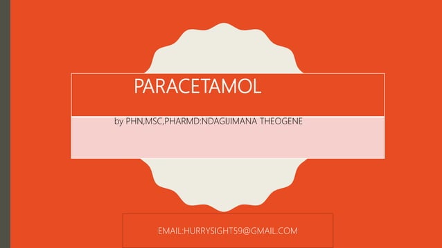 Paracetamol uses ,interaction and its toxicity | PPTX