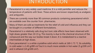 Paracetamol uses ,interaction and its toxicity | PPT