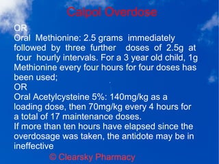 Calpol Tablets (Paracetamol or Acetaminophen) | ODP