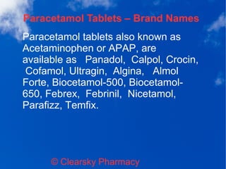 Calpol Tablets (Paracetamol or Acetaminophen) | ODP