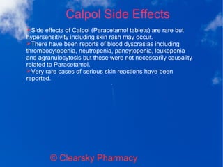 Calpol (Paracetamol tablets) | ODP | Pharmaceutical Drugs | Medical Health