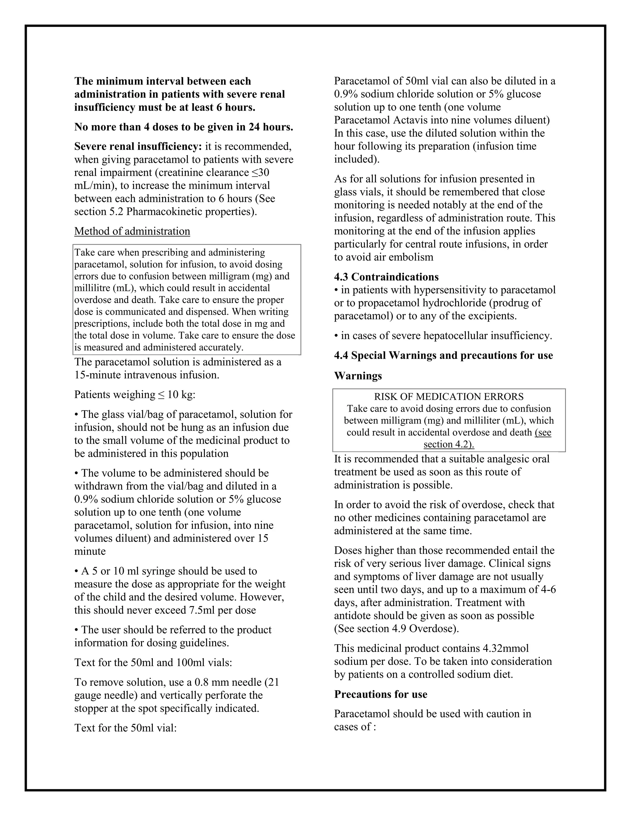 Paracetamol 10 mg per ml solution for infusion smpc taj pharmaceuticals ...