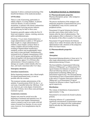 Paracetamol 10 mg per ml solution for infusion smpc taj pharmaceuticals ...