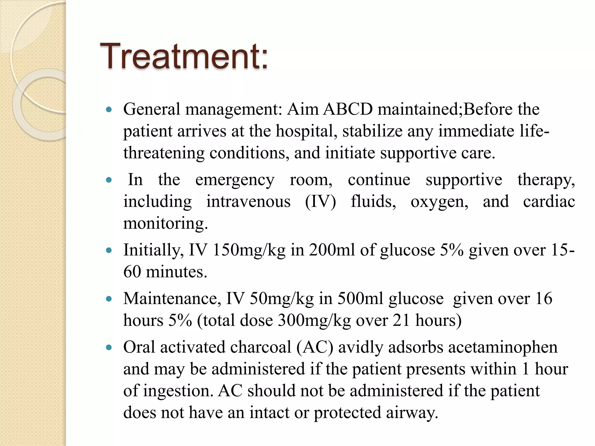 Case Study on Paracetamol toxicity | PPTX