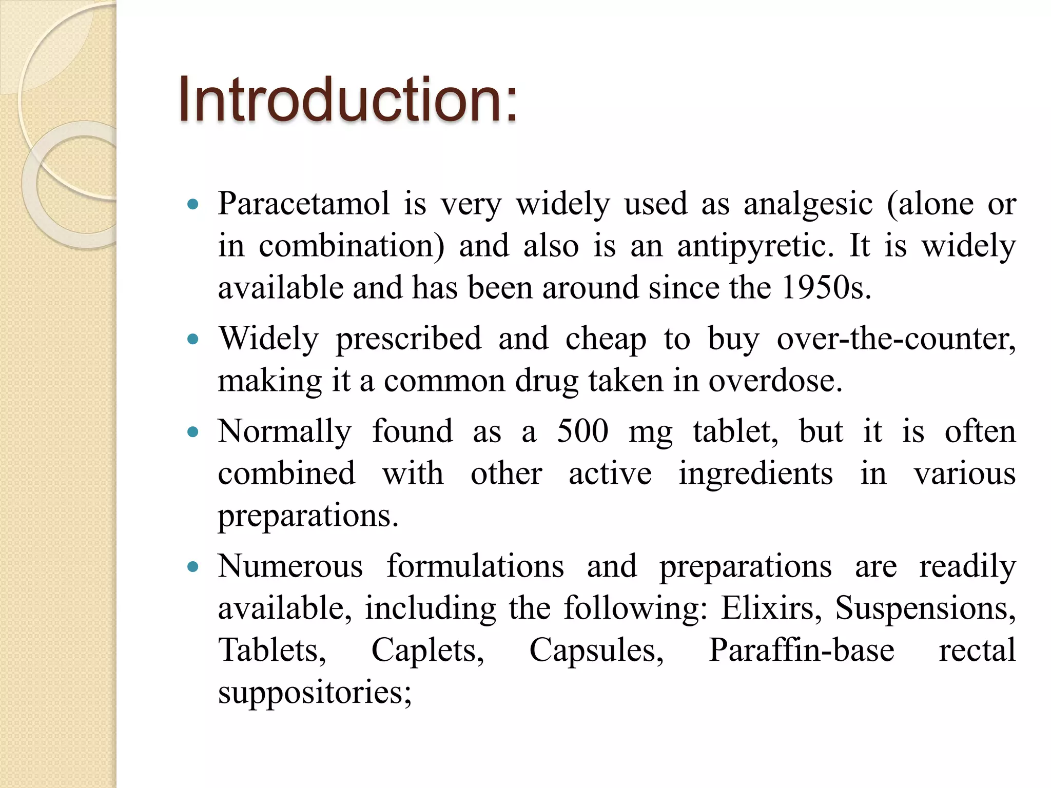 Case Study on Paracetamol toxicity | PPTX