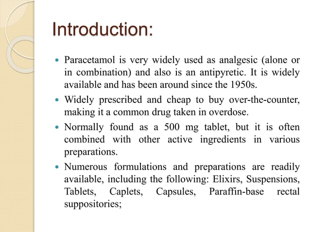 Case Study on Paracetamol toxicity | PPTX
