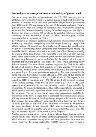 Paracetamol drug | PDF