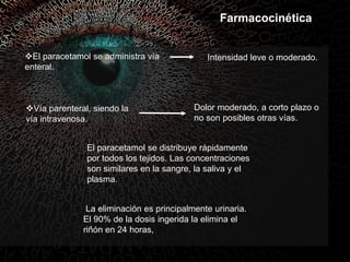 Paracetamol, Farmacología. | PPTX