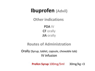 Paracetamol, Ibuprofen, Diclofenac | PPTX