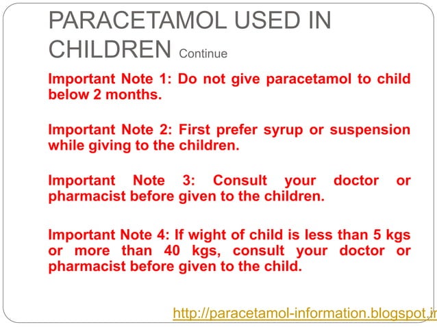 Paracetamol information ppt | PPTX