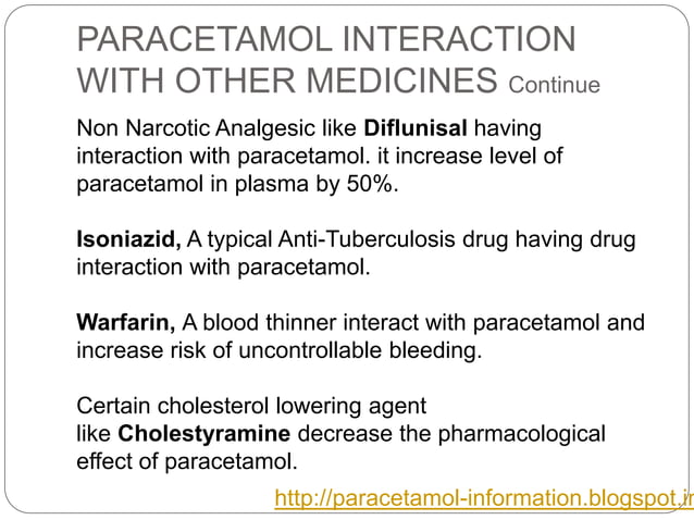 Paracetamol information ppt | PPTX