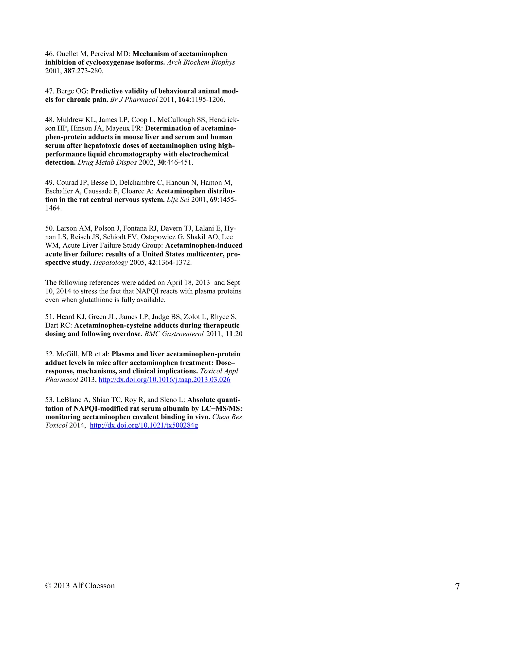 Paracetamol mechanism of action on slide share | PDF