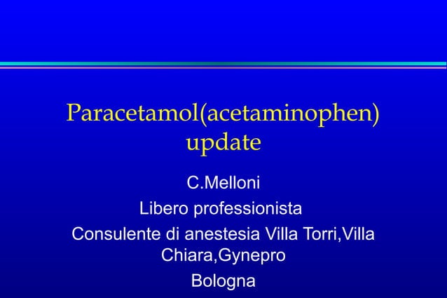 Paracetamol per napoli sia 2009 | PPT | Pharmaceutical Industry ...