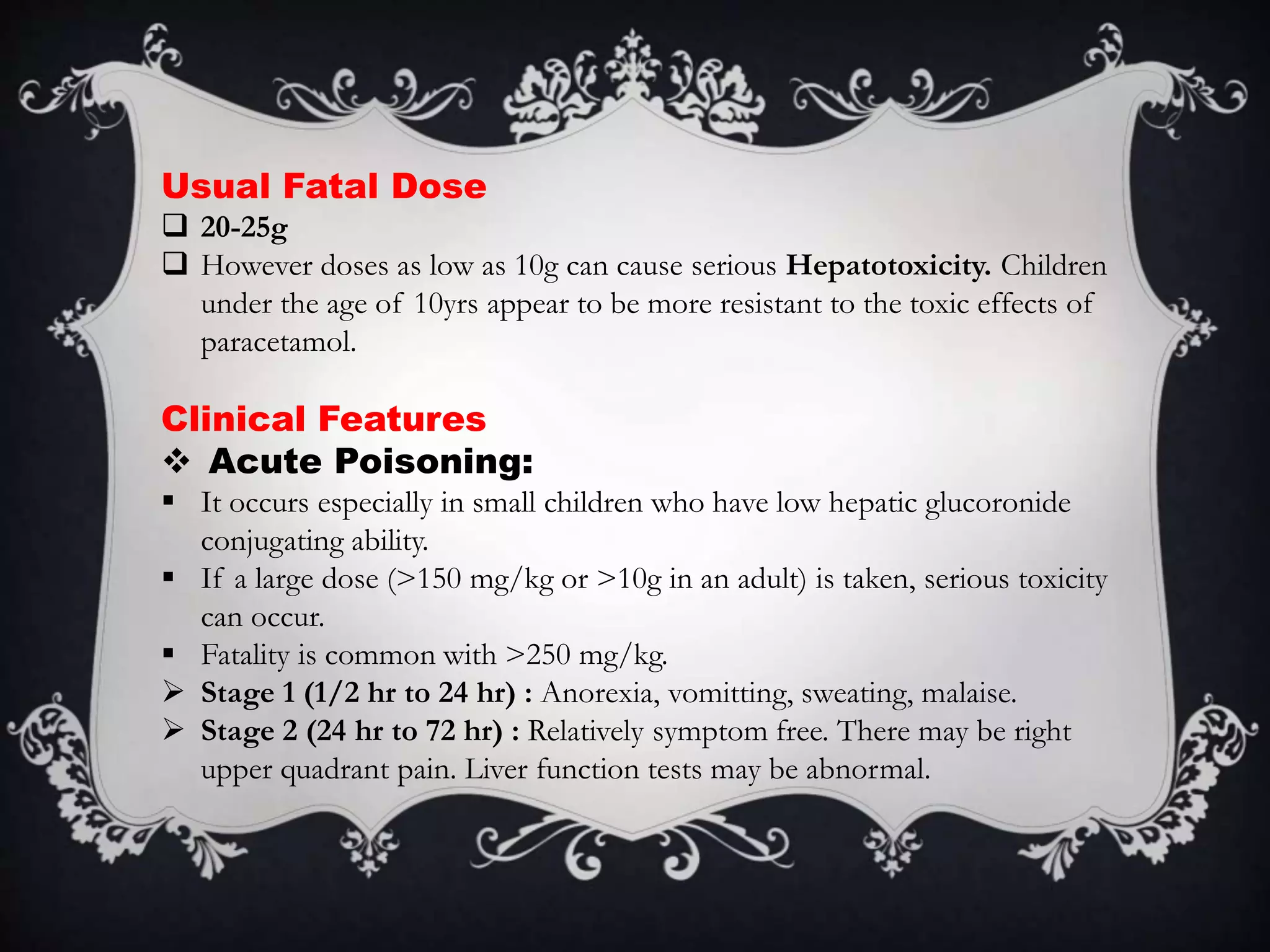 Paracetamol poisoning | PPTX