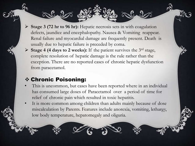 Paracetamol poisoning | PPTX