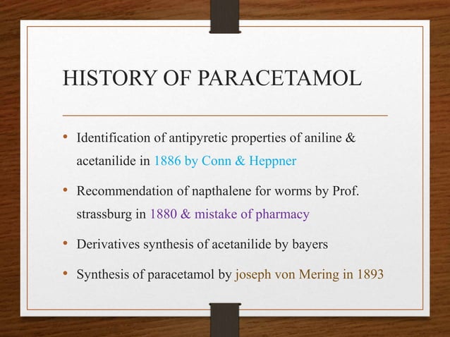 Paracetamol (ACETAMINOPHEN)Preparation . | PPT | Pharmaceutical Drugs ...