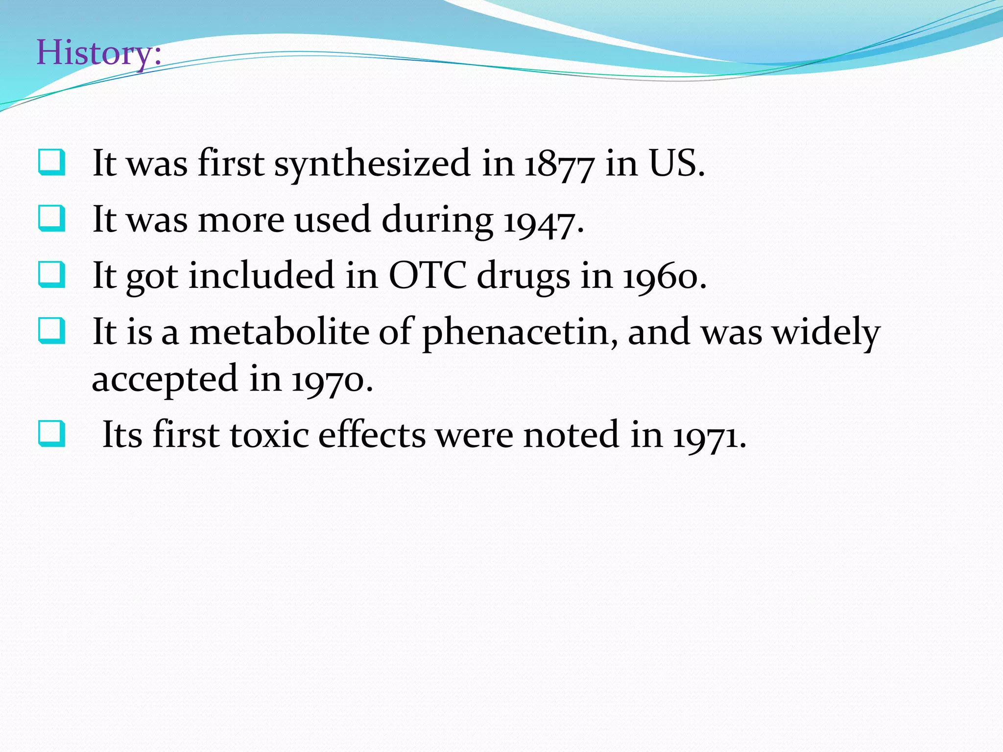 Paracetamol toxicity | PPTX