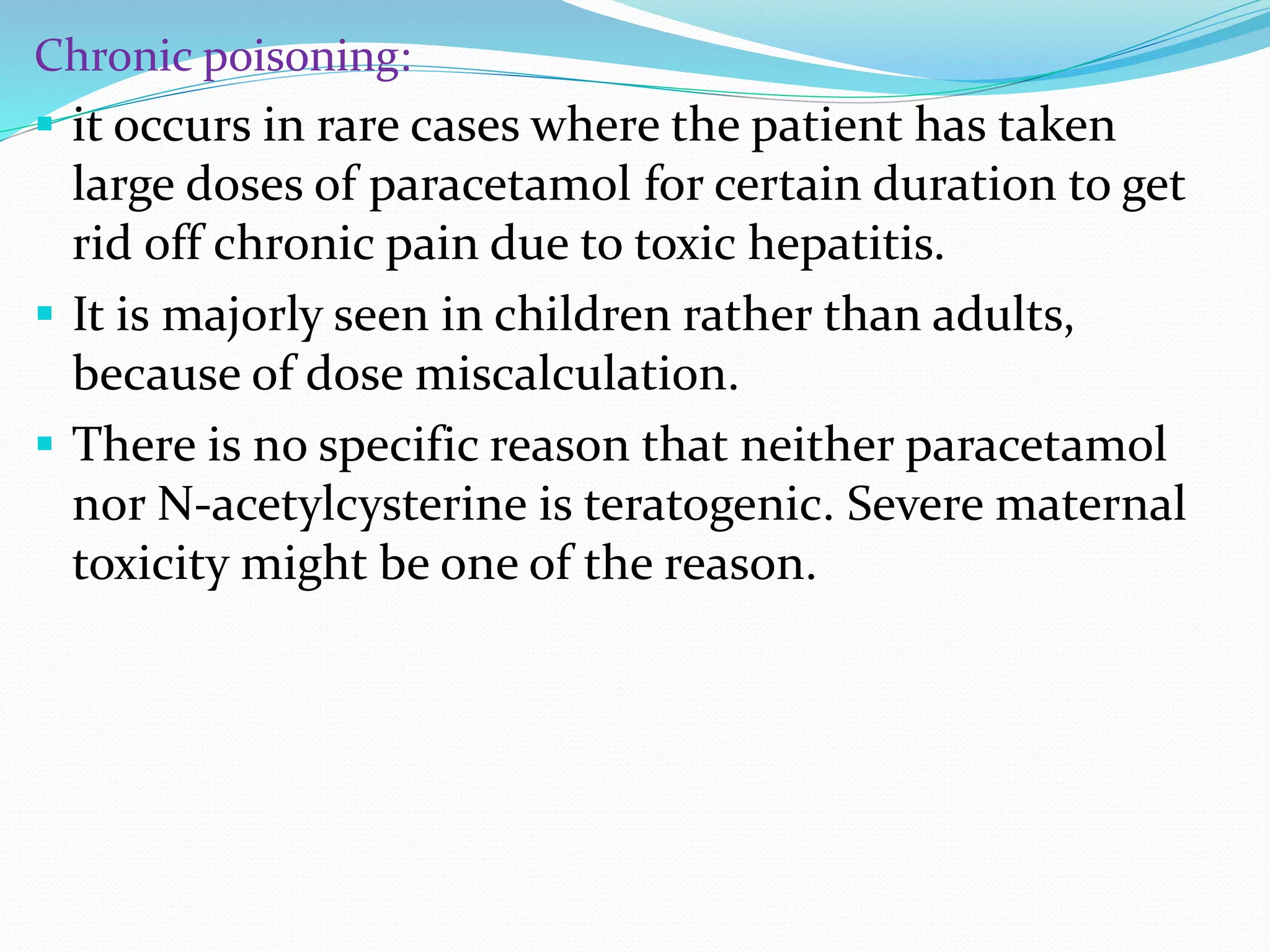 Paracetamol toxicity | PPTX