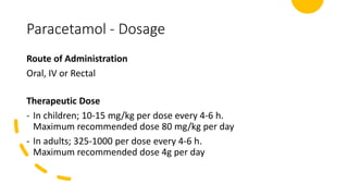 Paracetamol Toxicity | PPTX