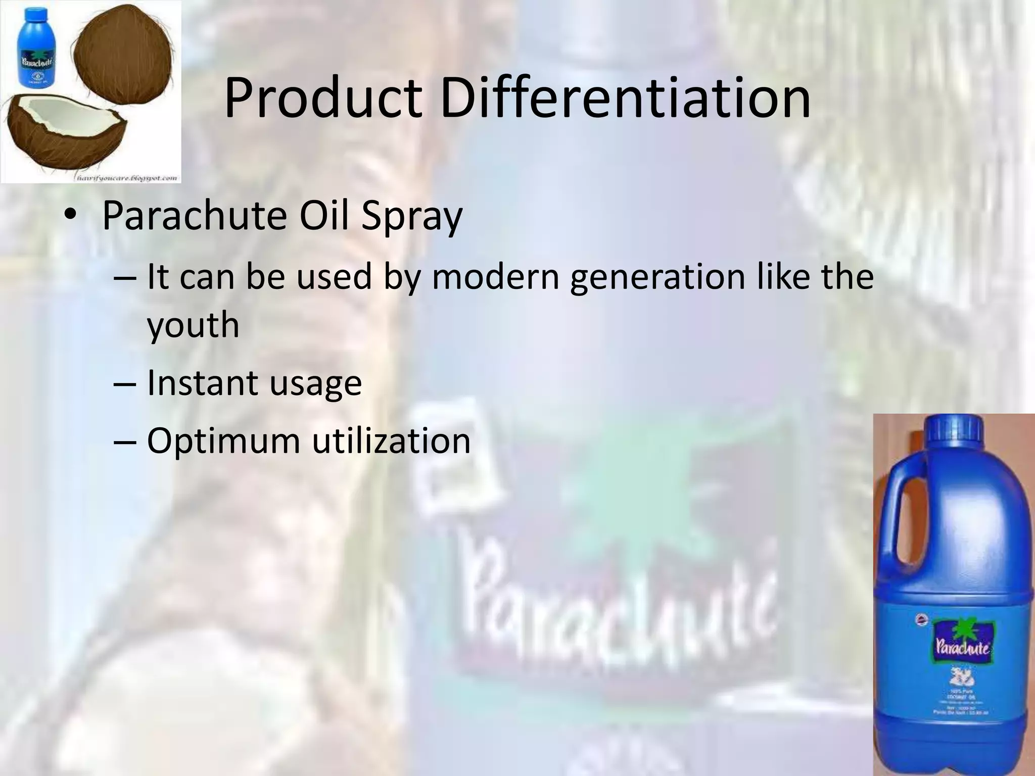 Parachute Brand evolution | PPTX