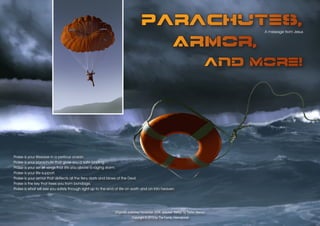 Parachutes, Armor, and More | PPT
