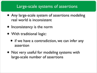 Paraconsistent Reasoning in Ontopedia | PPT