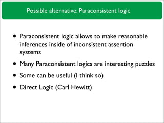 Paraconsistent Reasoning in Ontopedia | PPT
