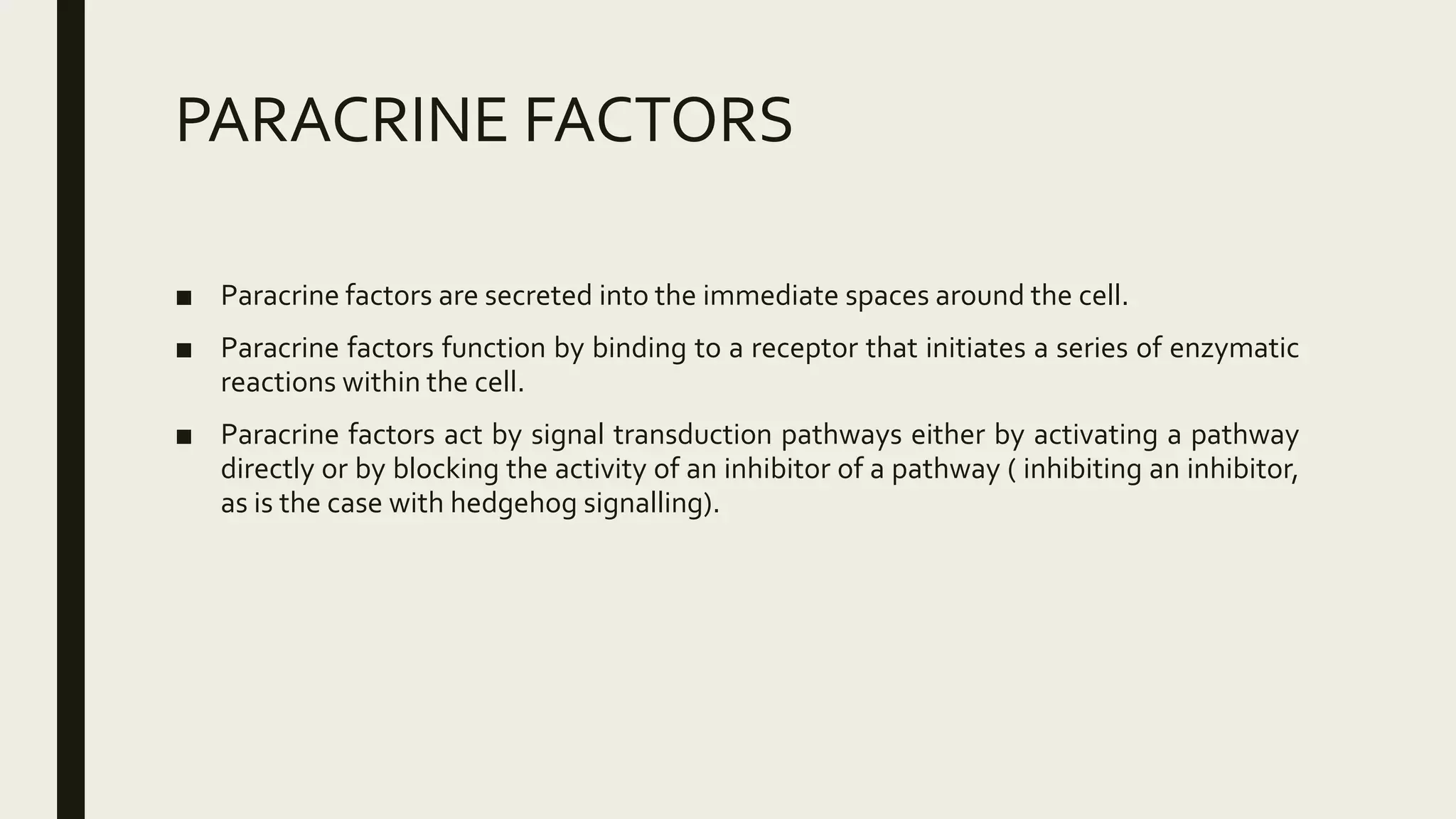 Paracrine factors 2 | PPTX