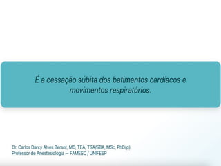 Reanimação Cardiopulmonar: Suporte Avançado de Vida (ACLS) — Protocolos ...
