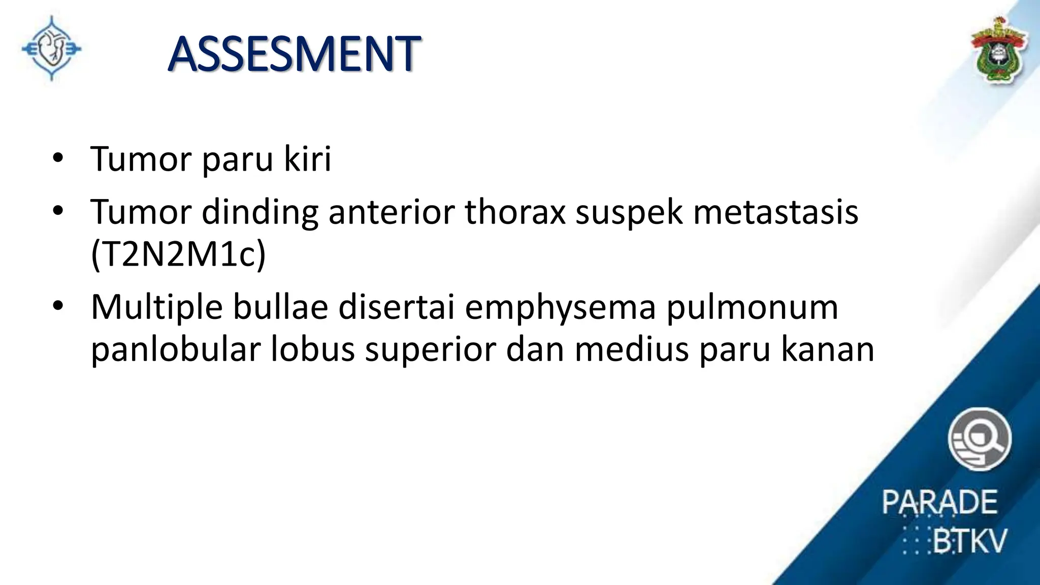 Parade BTKV - Tumor Sternum.pptx