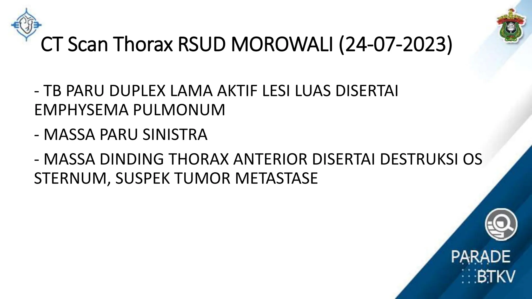 Parade BTKV - Tumor Sternum.pptx