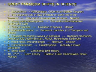 Paradigm by Thomas Kuhn | PPT | Physics | Science