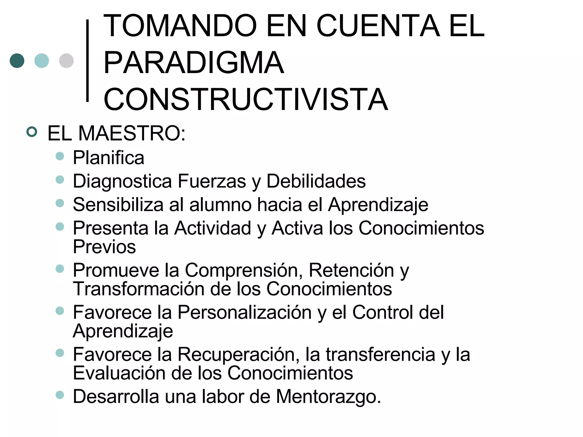Paradigma Constructivista | PPT