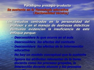 PERSPECTIVAS TEORICAS EN LA EVALUACION | PPT