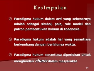 Paradigma Hukum | PPT