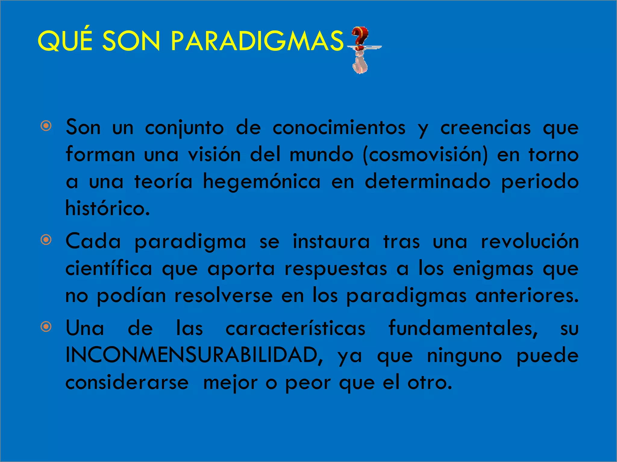 Paradigma emergente | PPT