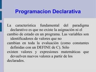 PARADIGMA FUNCIONAL | PPT | Programming Languages | Computing