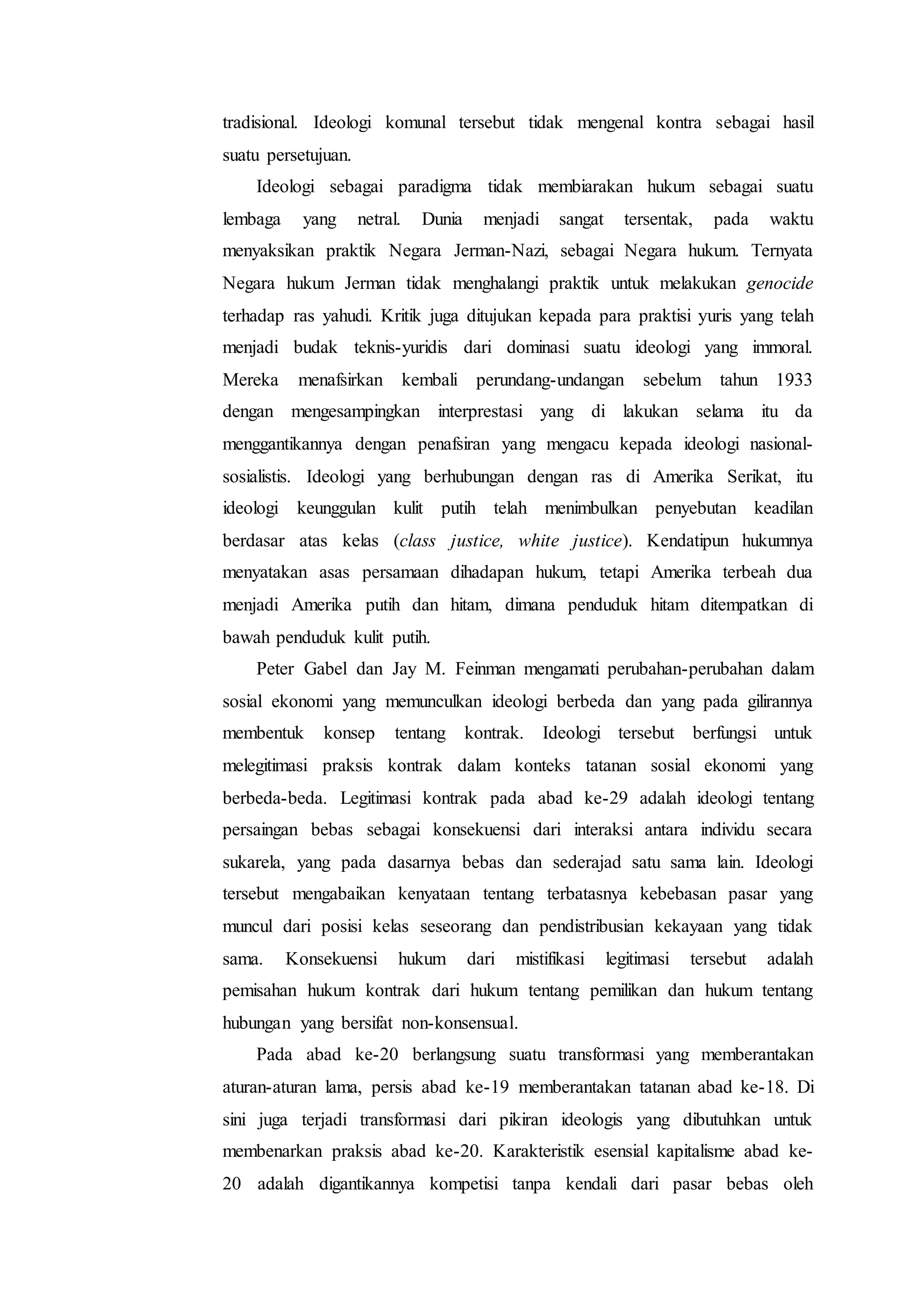 Paradigma hukum | DOCX