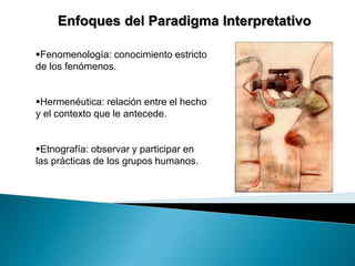 Paradigma interpretativo | PPTX
