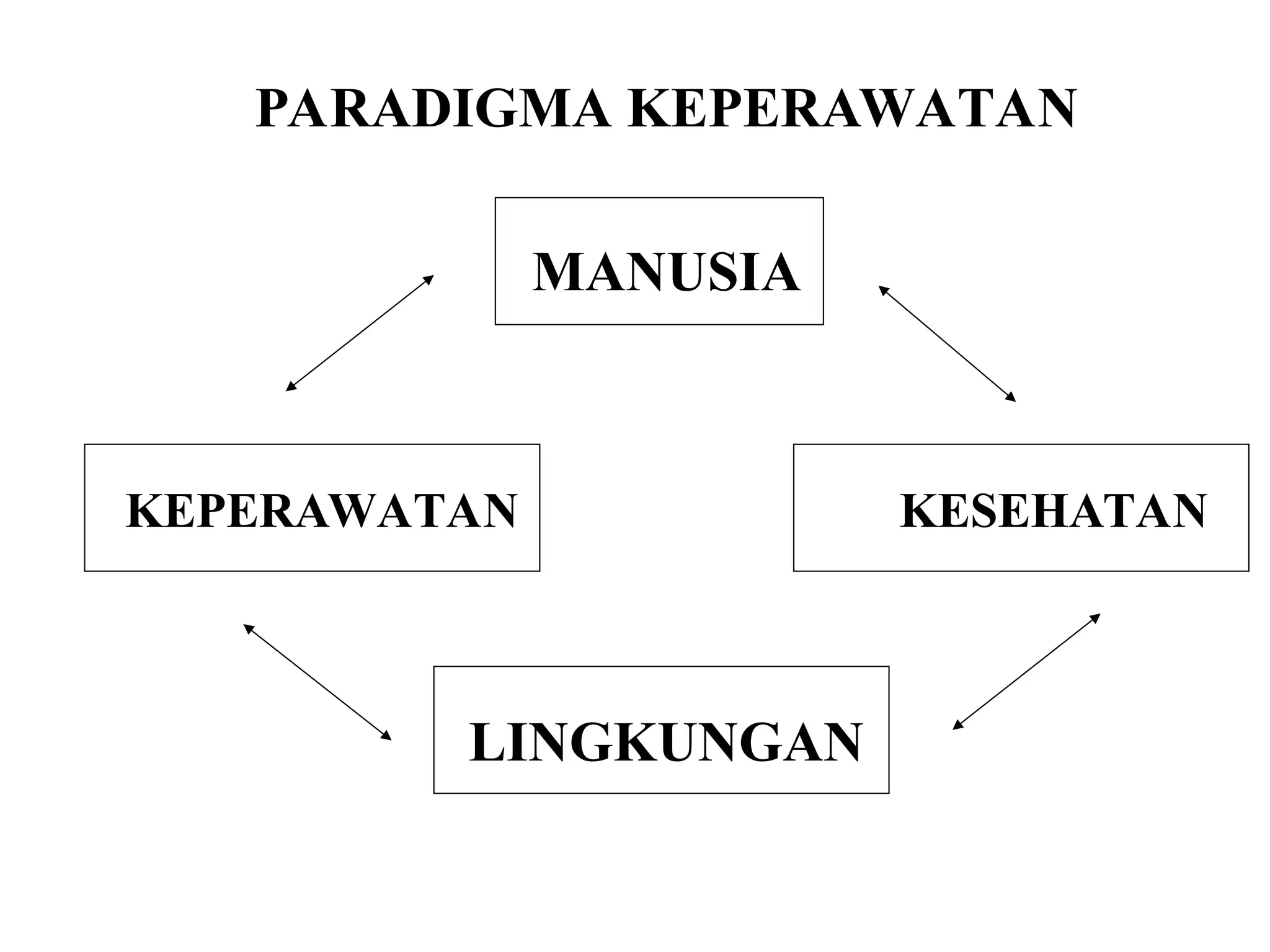 Paradigma keperawatan adalah cara pandang, cara berpikir, dan cara ...