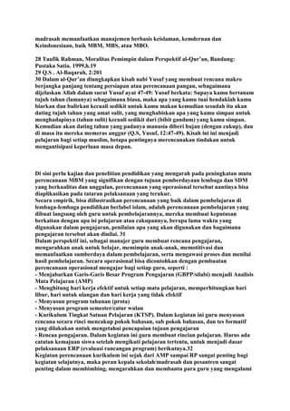 Paradigma manajemen pendidikan islam | DOCX