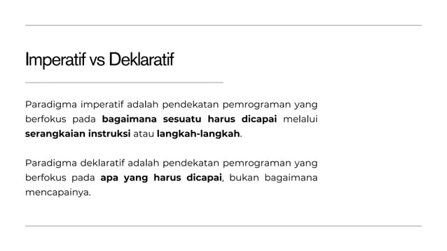 Paradigma Pemrograman - Object Oriented Programming | PDF