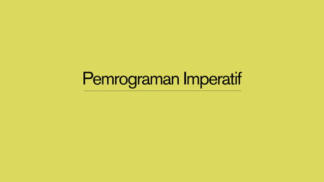 Paradigma Pemrograman - Object Oriented Programming | PDF