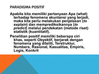 Paradigma Penelitian Kualitatif | PPT